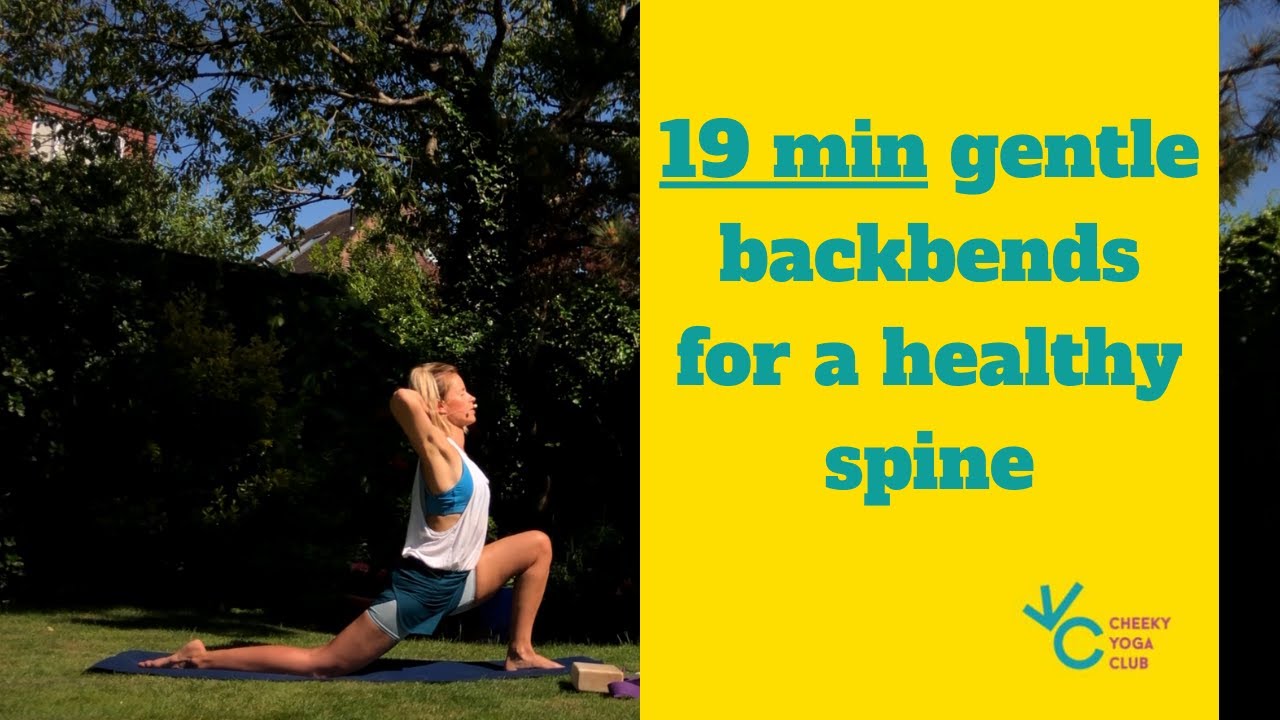 Gentle backbends for a healthy spine | Yoga for beginners & all levels - YouTube