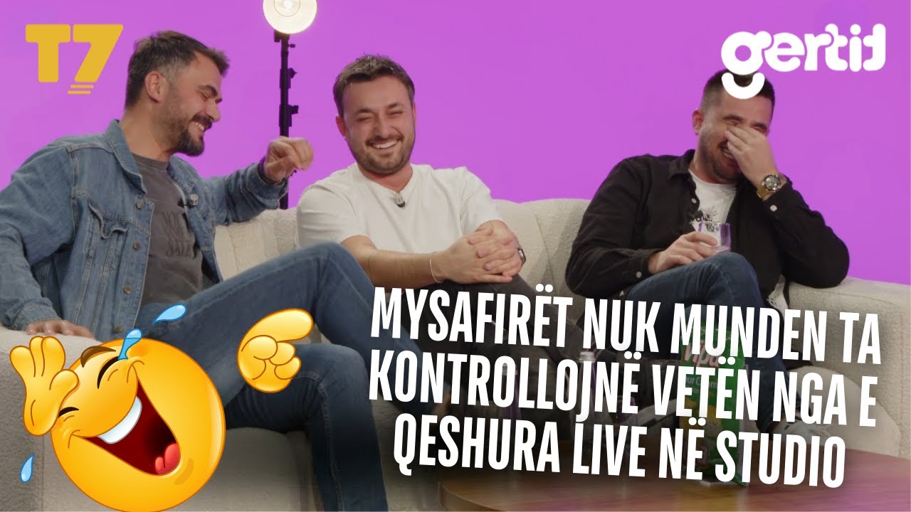 Mysafirët nuk munden ta kontrollojnë vetën nga e qeshura live në studio | Canapé | T7 - YouTube