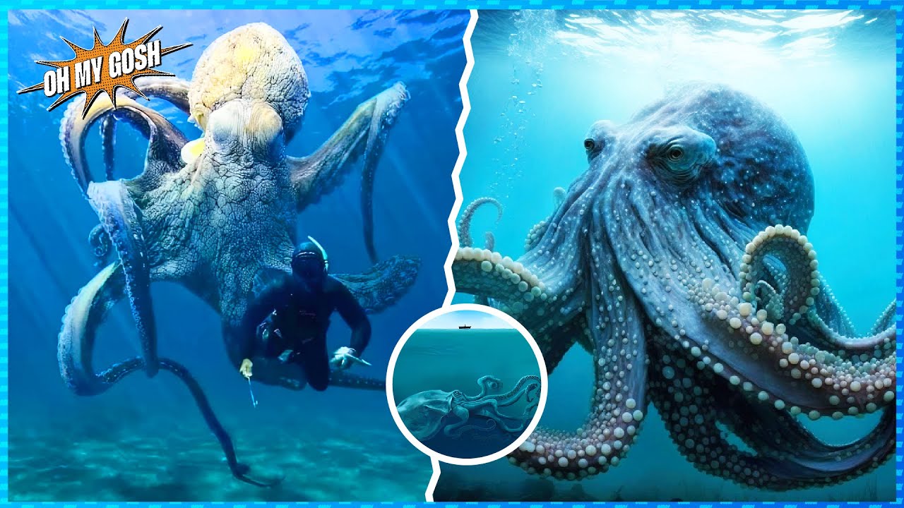 Calamar GIGANTE : La verdadera MAGNITUD - YouTube