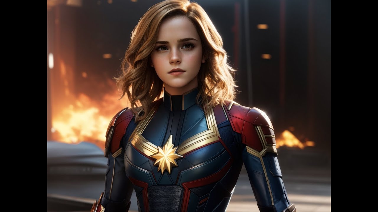Emma Watson as Captain Marvel: A Marvelous Fan Casting Journey - YouTube