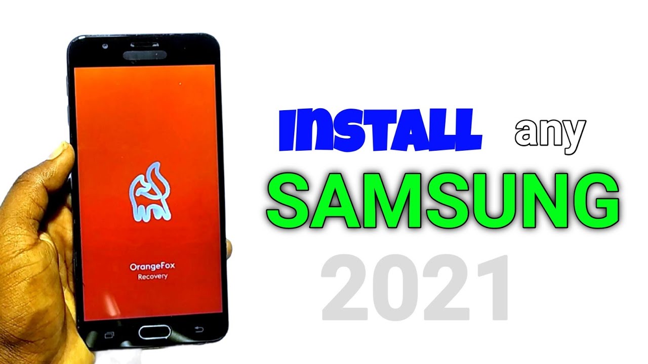How To Install Orange Fox Recovery In Samsung - YouTube