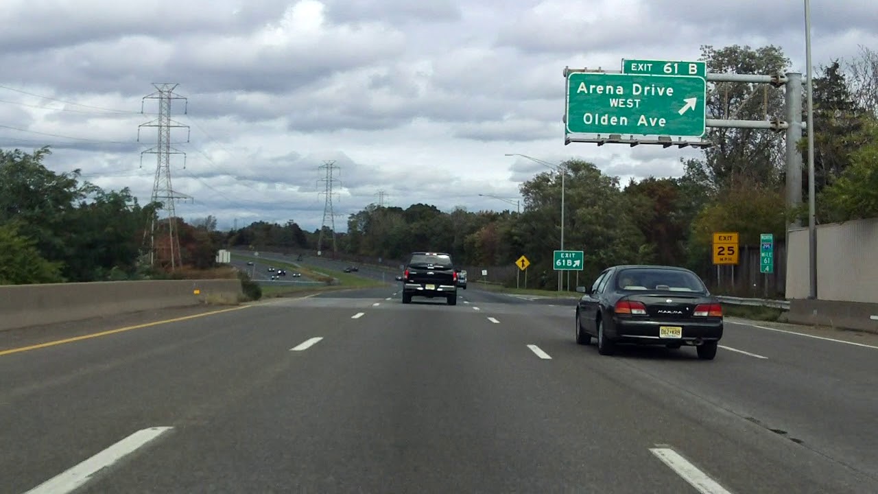 Camden Freeway (Interstate 295 Exits 57 to 67) northbound - YouTube