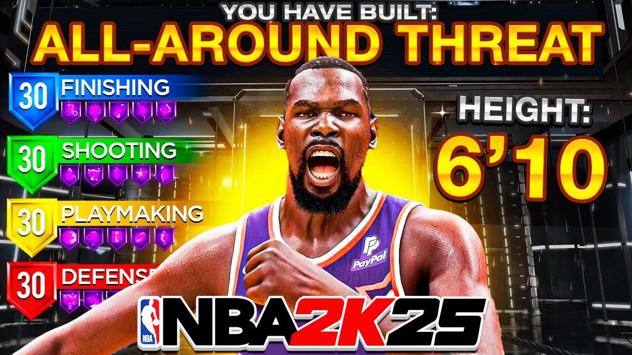New "ALL-AROUND THREAT" Build In NBA 2K25... (Best Build) - YouTube