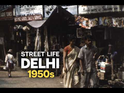 1950s Delhi, India | Vintage Archival Film of City Life & Culture