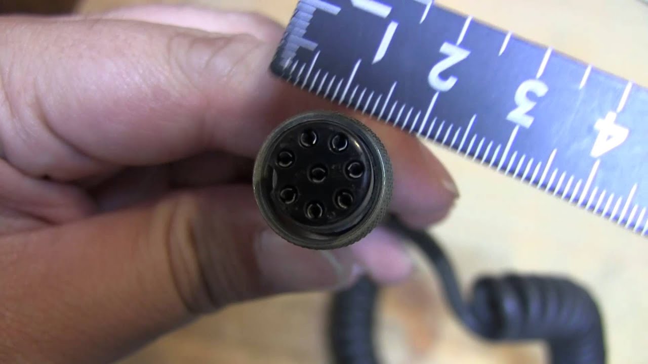 ICOM IC-HM12 Electret Condenser Microphone 無線機用コンデンサマイク アイコム - YouTube