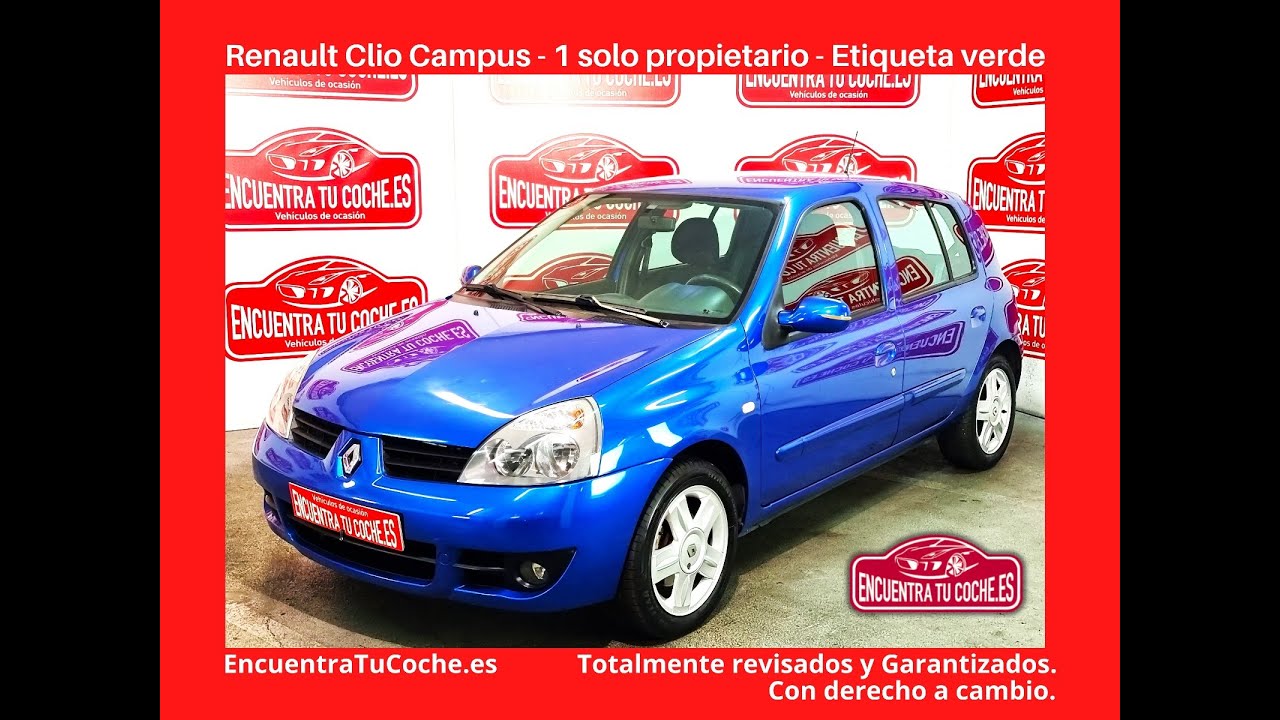 RENAULT Clio Campus Campus Dynamique 1.2 16v 5p. - YouTube