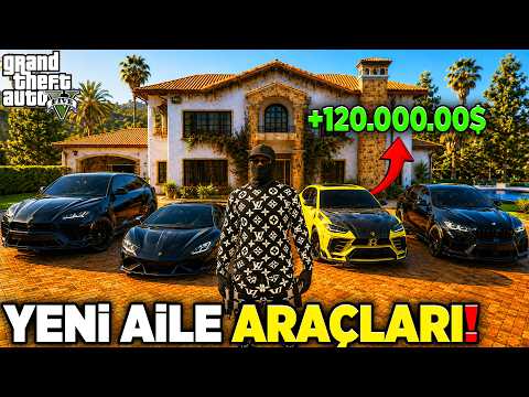 AİLEYE YENİ ARAÇLAR ALDIK! HEPSİ 500 BASIYOR! | GTA V 23. Bölüm