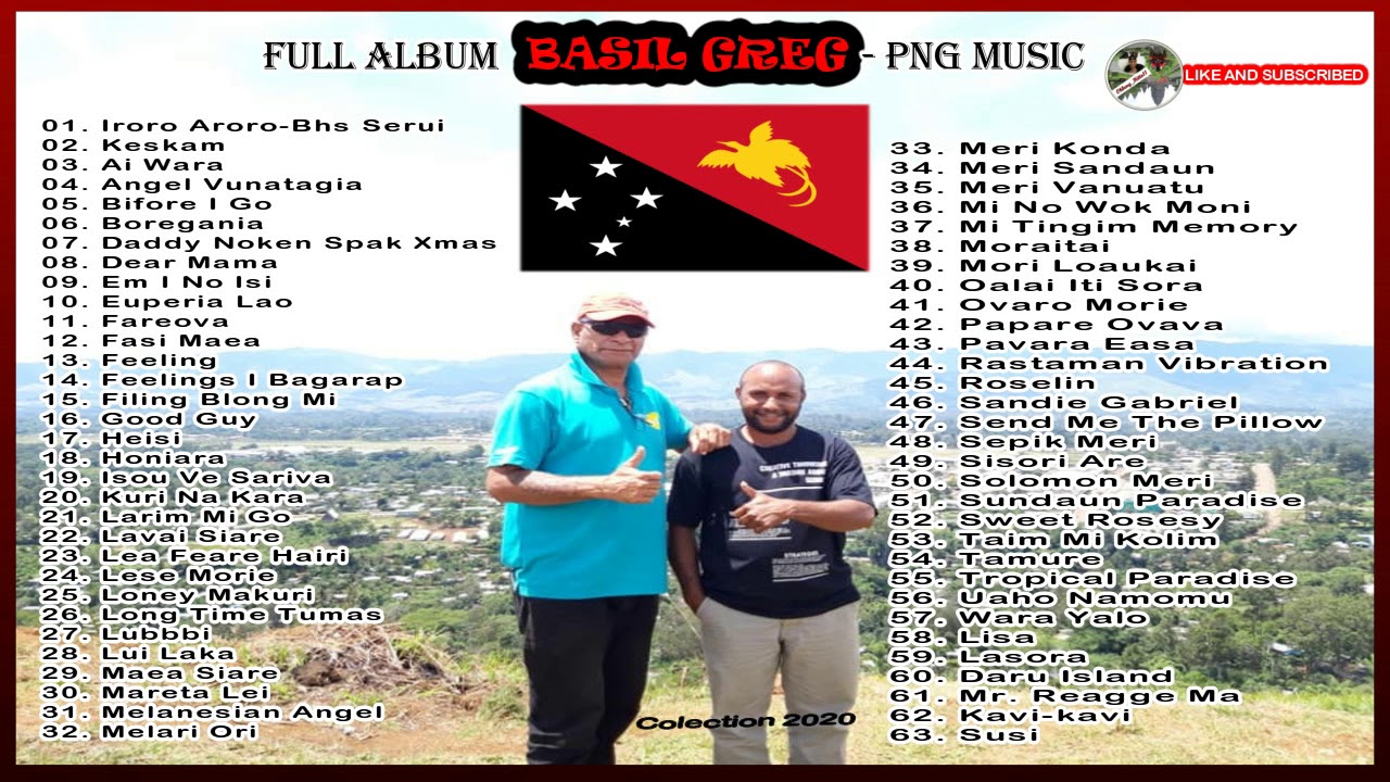 BASIL GREG-PNG MUSIC-63 LAGU FULL ALBUM - YouTube