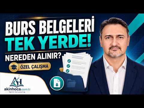 BURS BAŞVURUSU NASIL YAPILIR? BURS  BELGELERİ NEREDEN ALINIR?