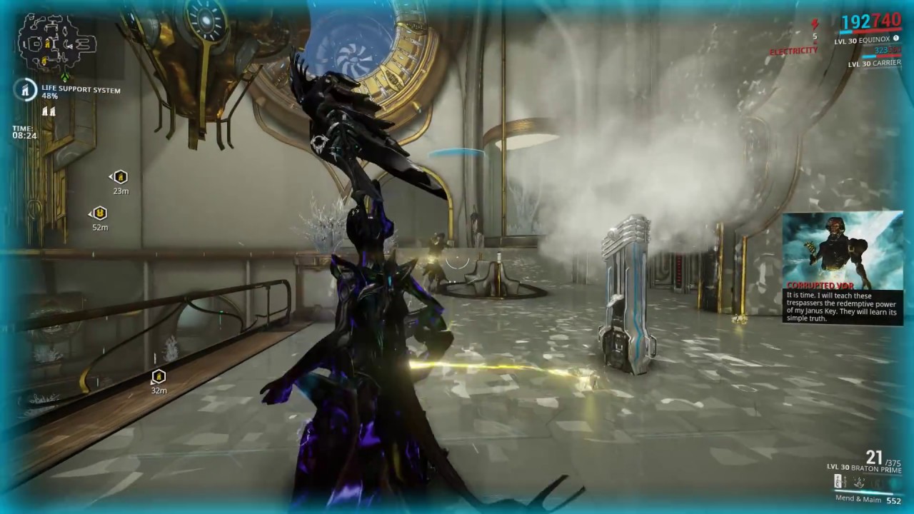 Warframe update 17: Equinox gameplay, T4 Survival solo - YouTube