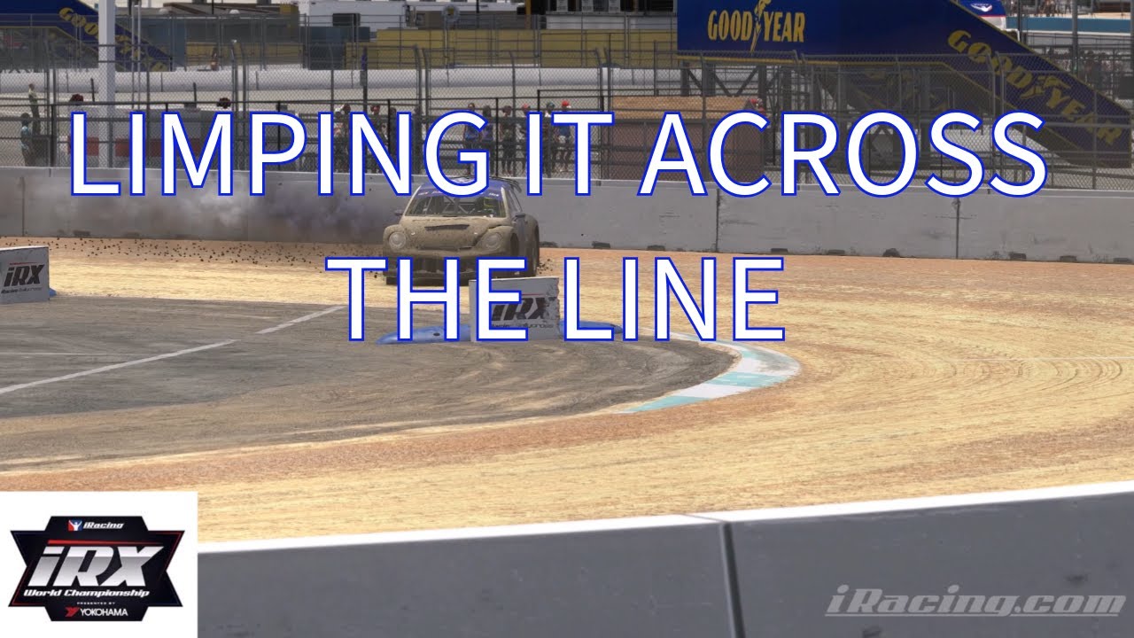 IRACING IRX RALLY CROSS: I HAD TO LIMP IT ACROSS THE LINE - YouTube