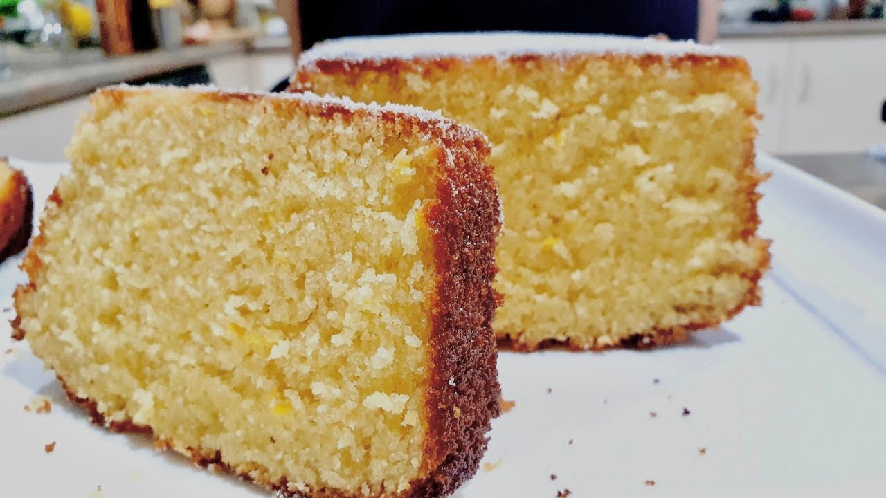 Super Moist and Fluffy Lemon Pound Cake | Easy Recipe - YouTube