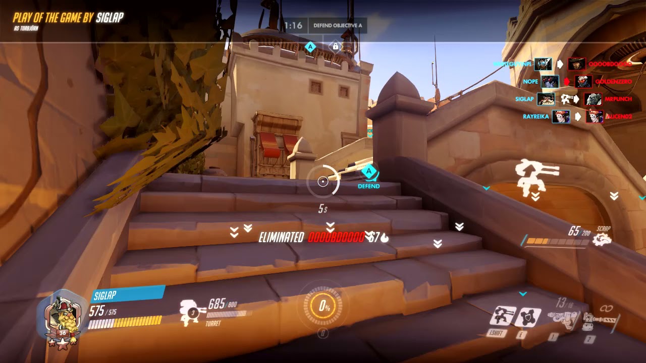 (Classic) Torbjorn's level 3 turret - YouTube