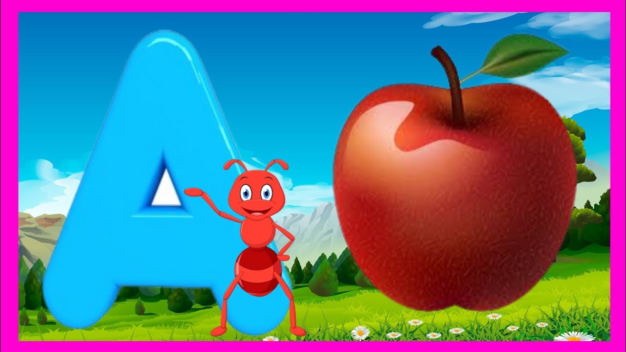 ABC Phonics Song | Phonics Song With Two Words | A For Apple,A For Ant ...