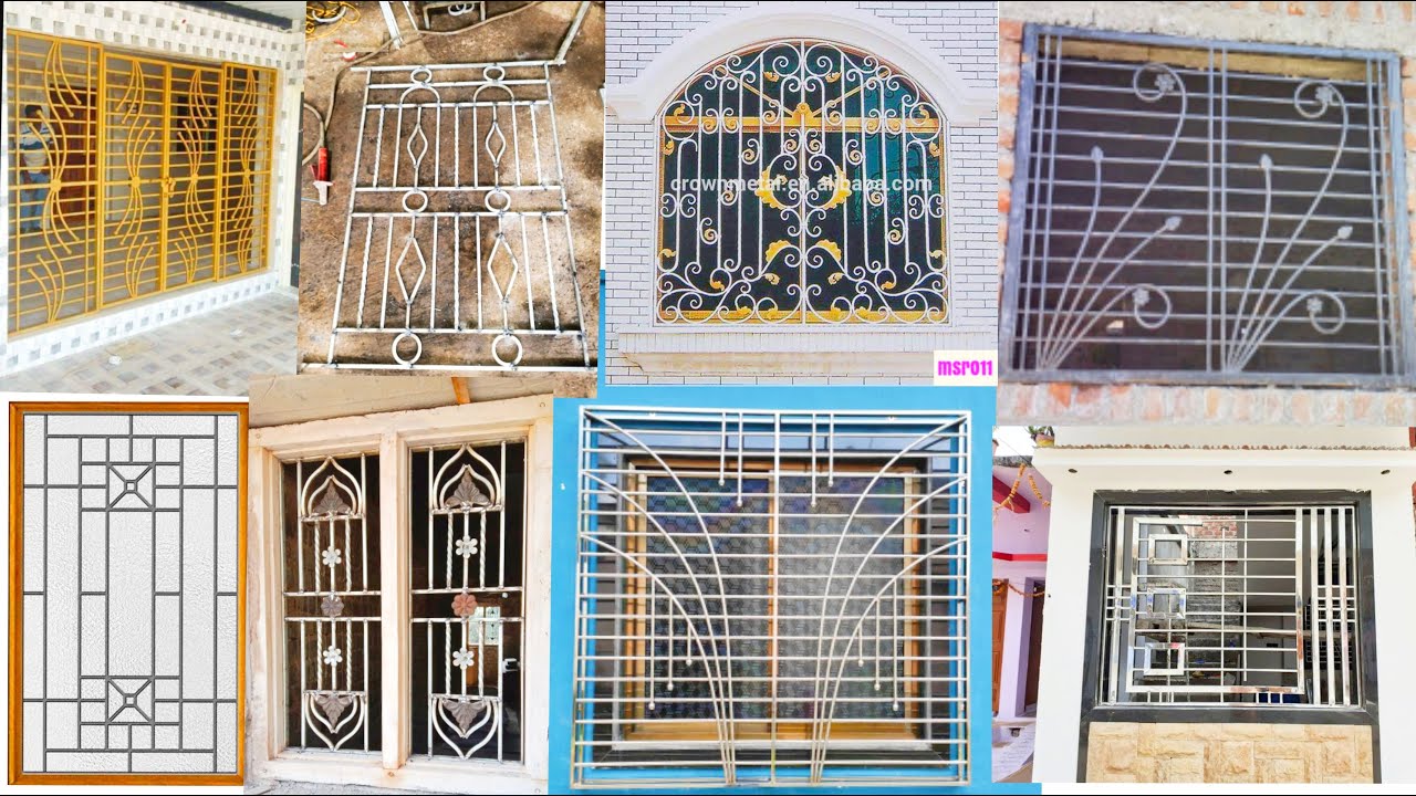 Windows Grill design for home | simple window Grill design | Amazon ...