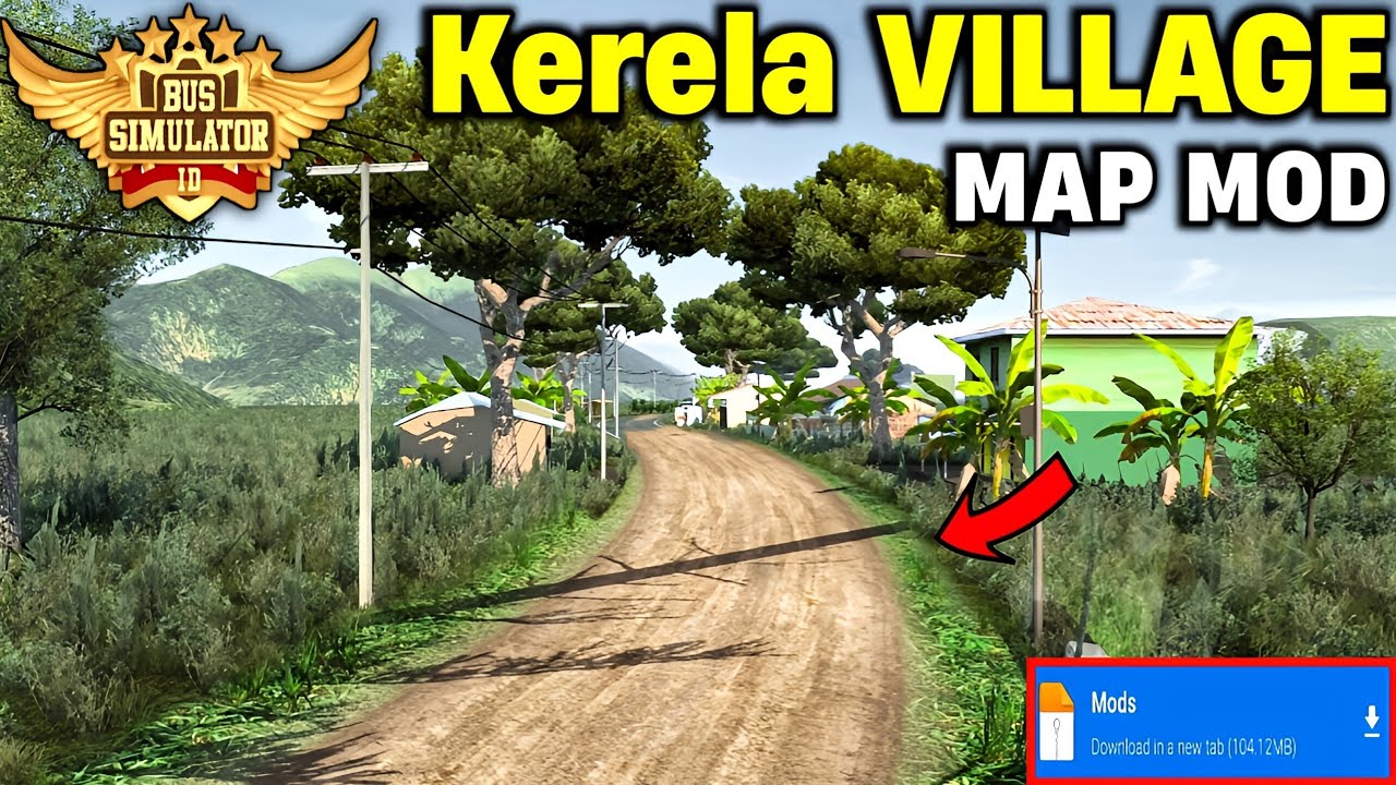 Map Mod Bussid 4.3 - Kerela Village Offroad Map Mod For Bus Simulator ...