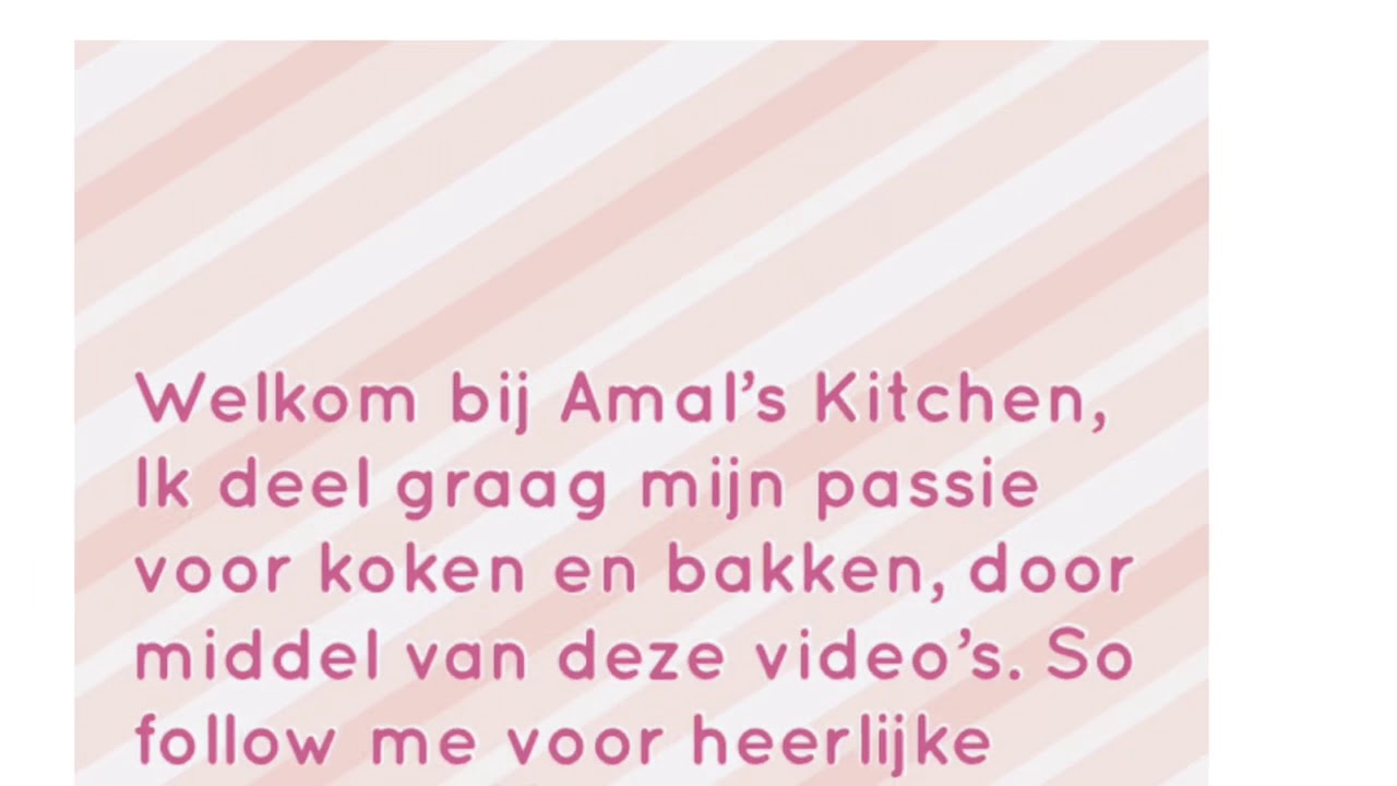 Intro Amal’s Kitchen - YouTube