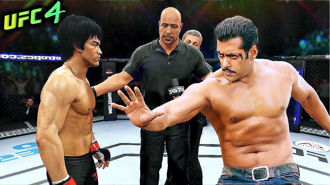 UFC4 | Salman Khan vs. Bruce Lee (EA sports UFC 4) - rematch - YouTube