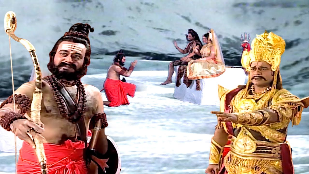 लंकापति रावण तुम इस शिव पिनाक धनुष के योग नहीं हो || रावण को भगवान ...