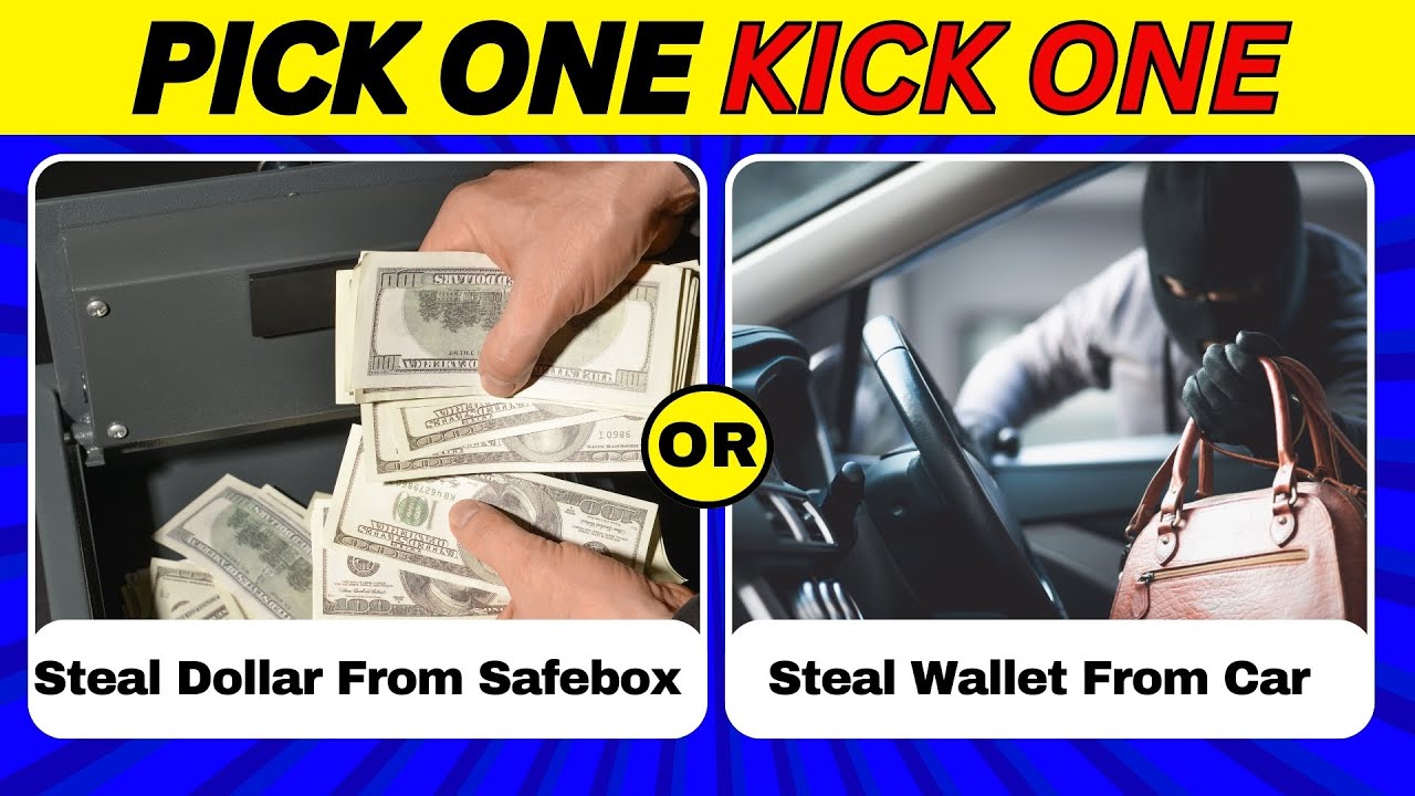 Pick One Kick One ? HARDEST Choices Ever! 🤔😱 Brain Quiz - YouTube