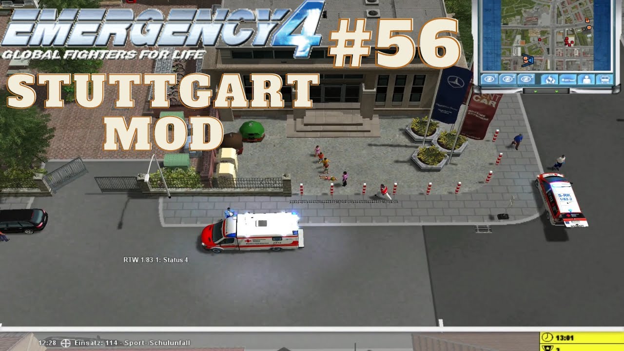 Emergency 4 #56 | Stuttgart Mod - YouTube