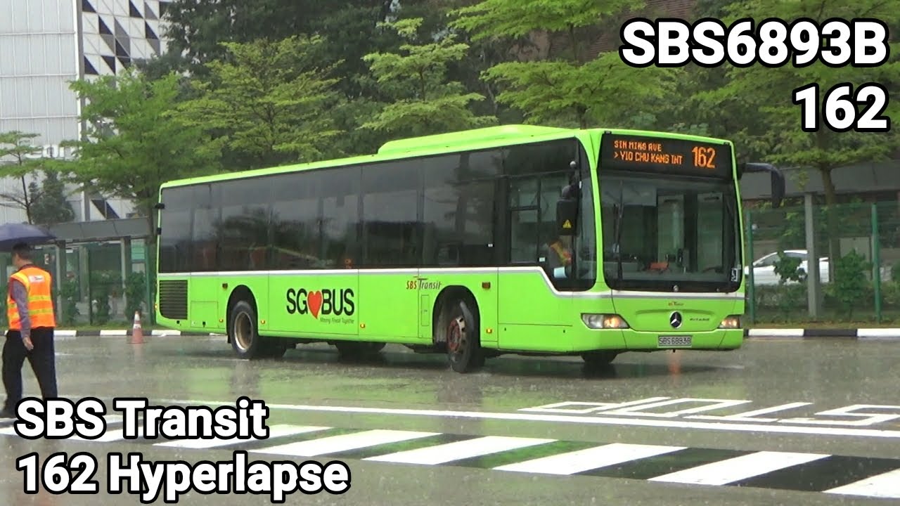 [SBS6893B | Citaro O530] SBS Transit Trunk 162 (Direction 2) [Before ...