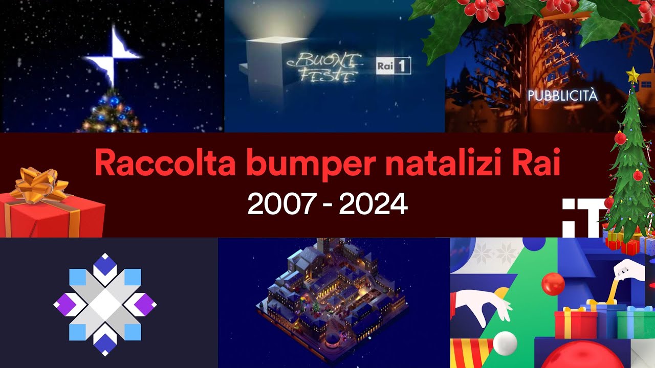 Rai - Raccolta bumper natalizi (2007-2024) - YouTube