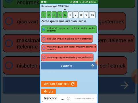 2023  hərəki qabiliyyətlər haqqinda qisa infarmasiya  10 sual 070 899 21 21