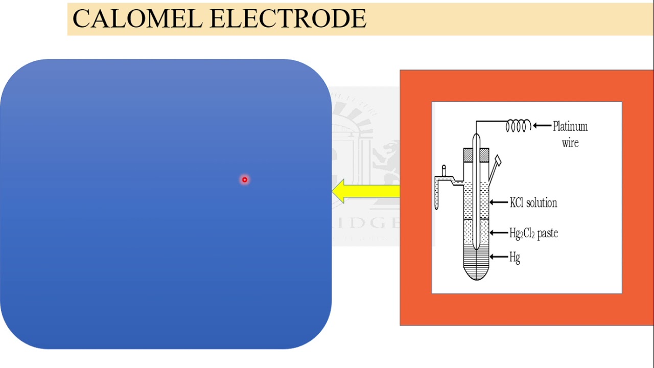 VTU| Engineering Chemistry| Calomel Electrode| Padmavathy N| Cambridge ...