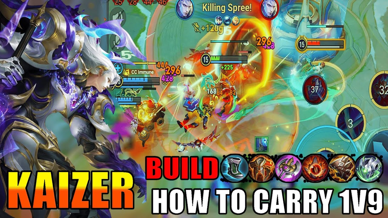 KAIZER IS STILL OP! HOW TO 1V5 IN CURRENT META TOP BUILD GAMEPLAY HONOR ...