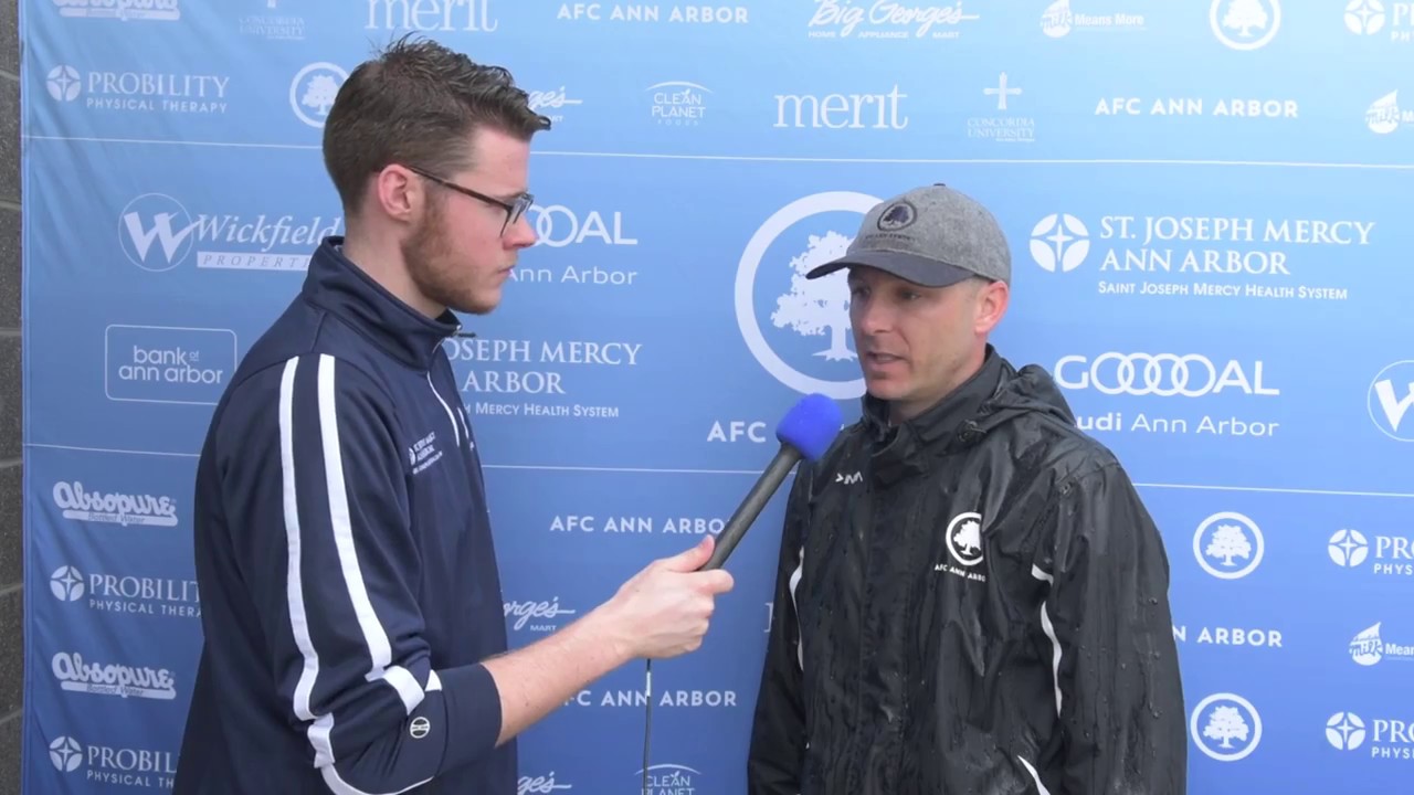 Post Match Interview- Coach Rudland - AFC Ann Arbor Defeats Detroit ...