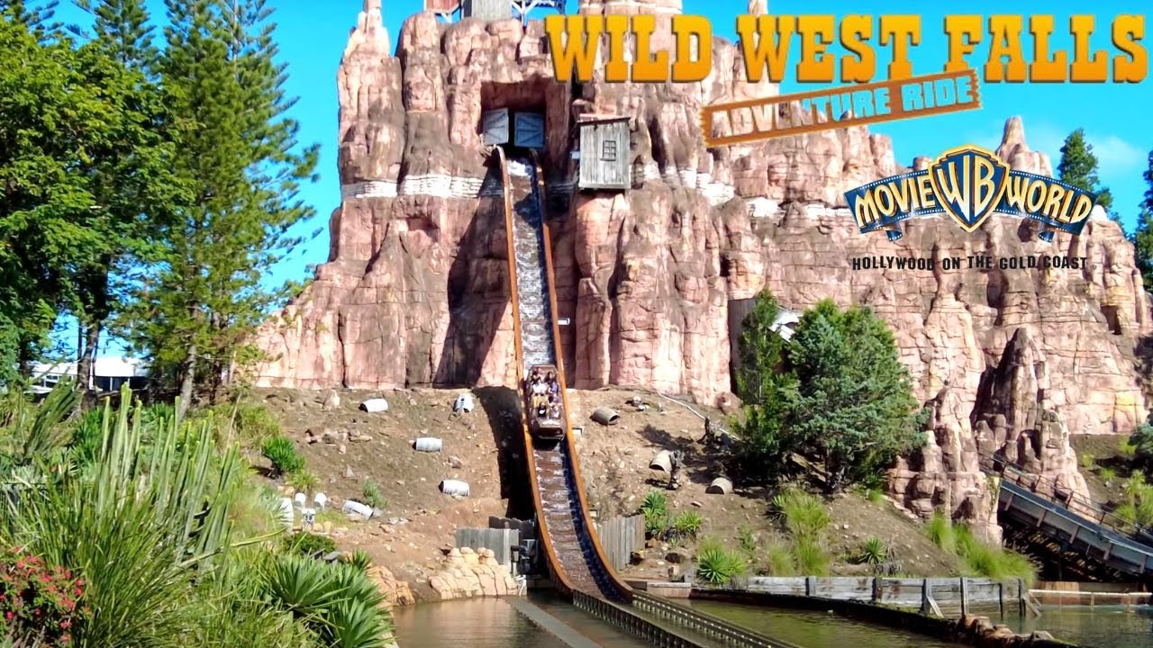 Wild West Falls Adventure Ride - Movie World Gold Coast 🏖️ - YouTube