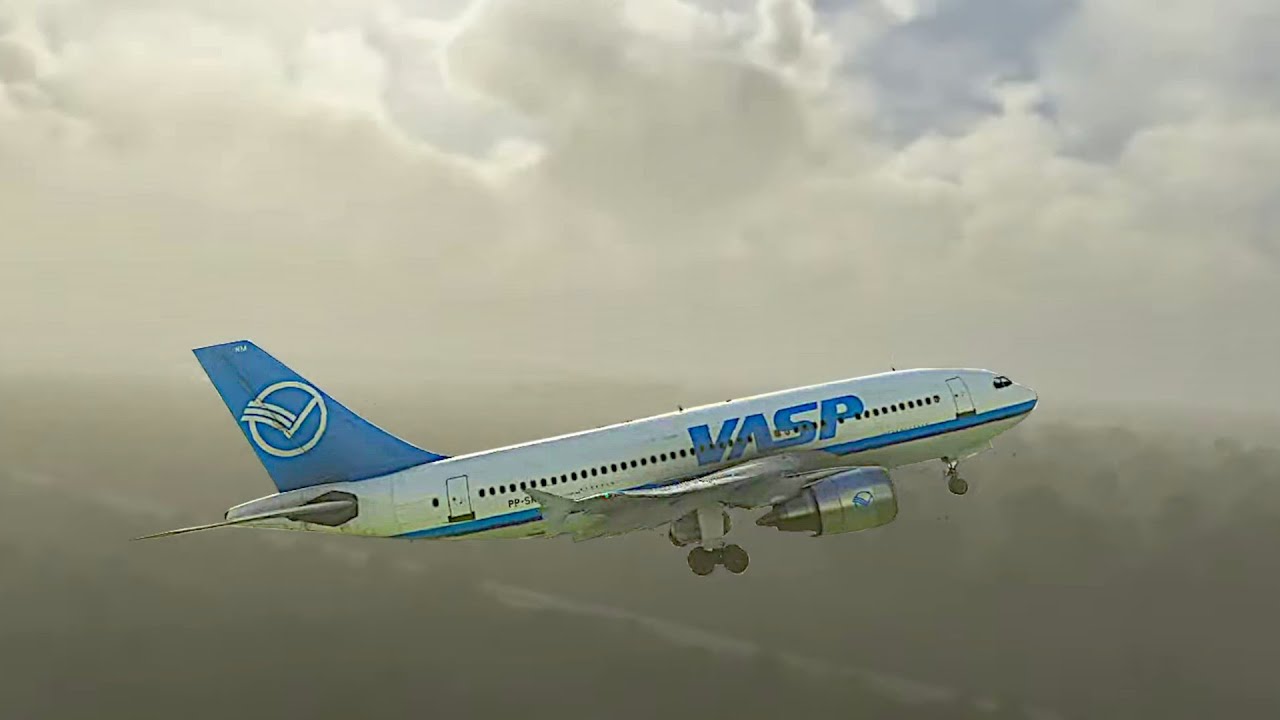 DECOLANDO de AIRBUS A310 da VASP de VITÓRIA no FLIGHT SIMULATOR 2020 🛫 ...