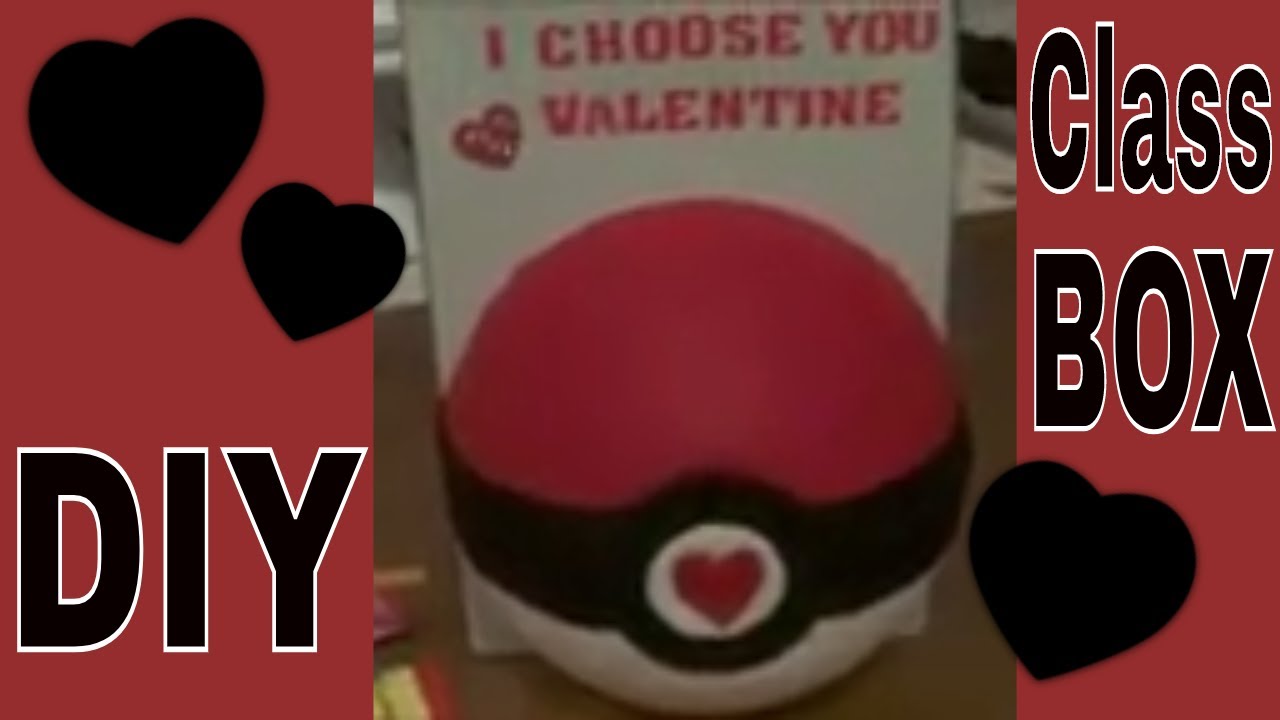 Valentine Pokemon Box DIY - YouTube