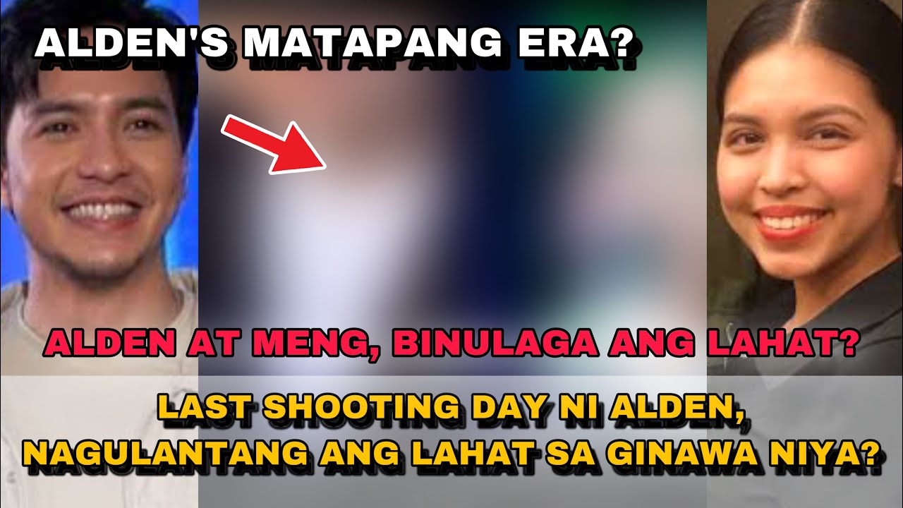 ALDEN, GINULAT ANG LAHAT SA PAGBANDERA KAY MENG SA SHOOTING NILA ...