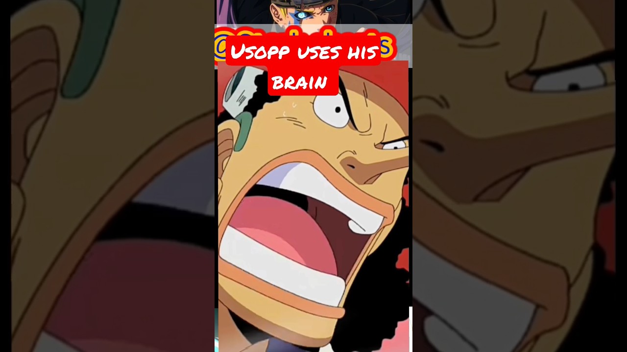 when usopp uses his brain||😎🤯||#onepiece #luffy #anime #shorts - YouTube