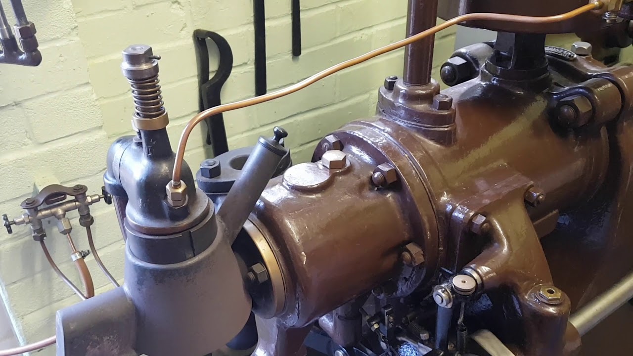 Tangye oil engine - YouTube