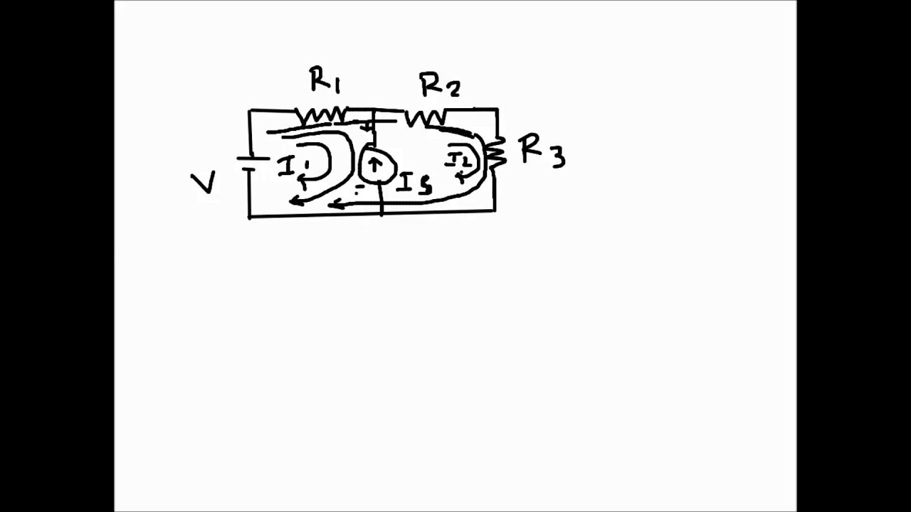 Loop current method: Supermesh - YouTube