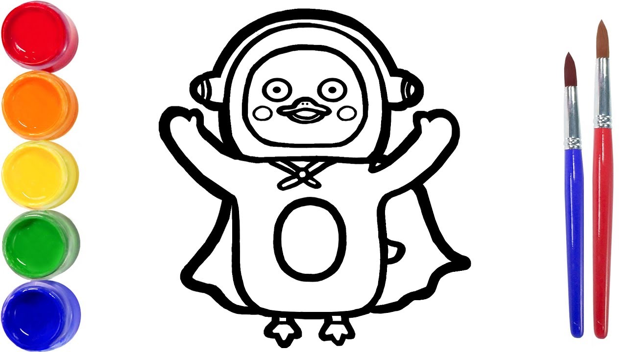 Glitter PengSu Drawing and Coloring with Voice Learn Colors for Kids ...