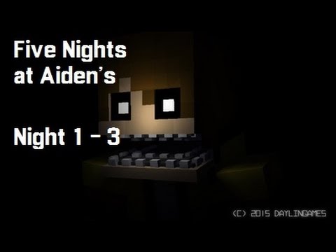 Five Nights at Aiden's: Night 1 - Night 3 (Gameplay) - YouTube