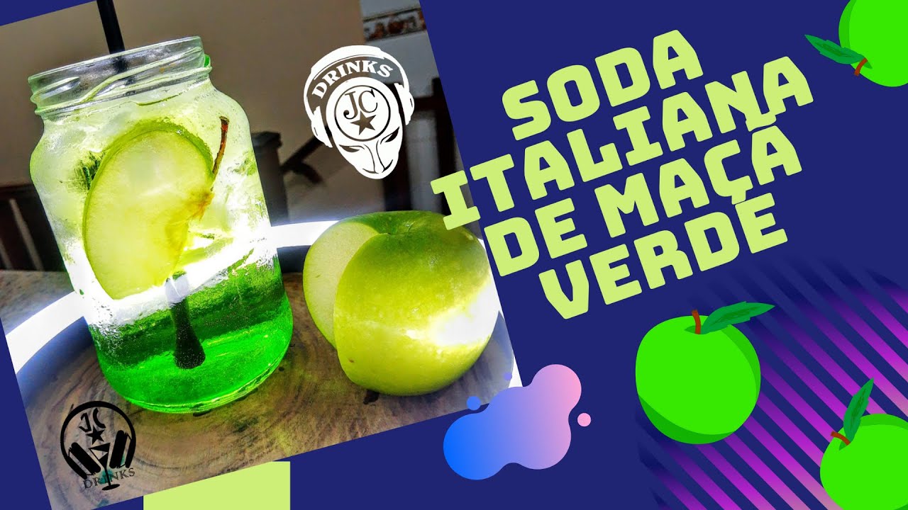 Soda Italiana de maçã verde - YouTube