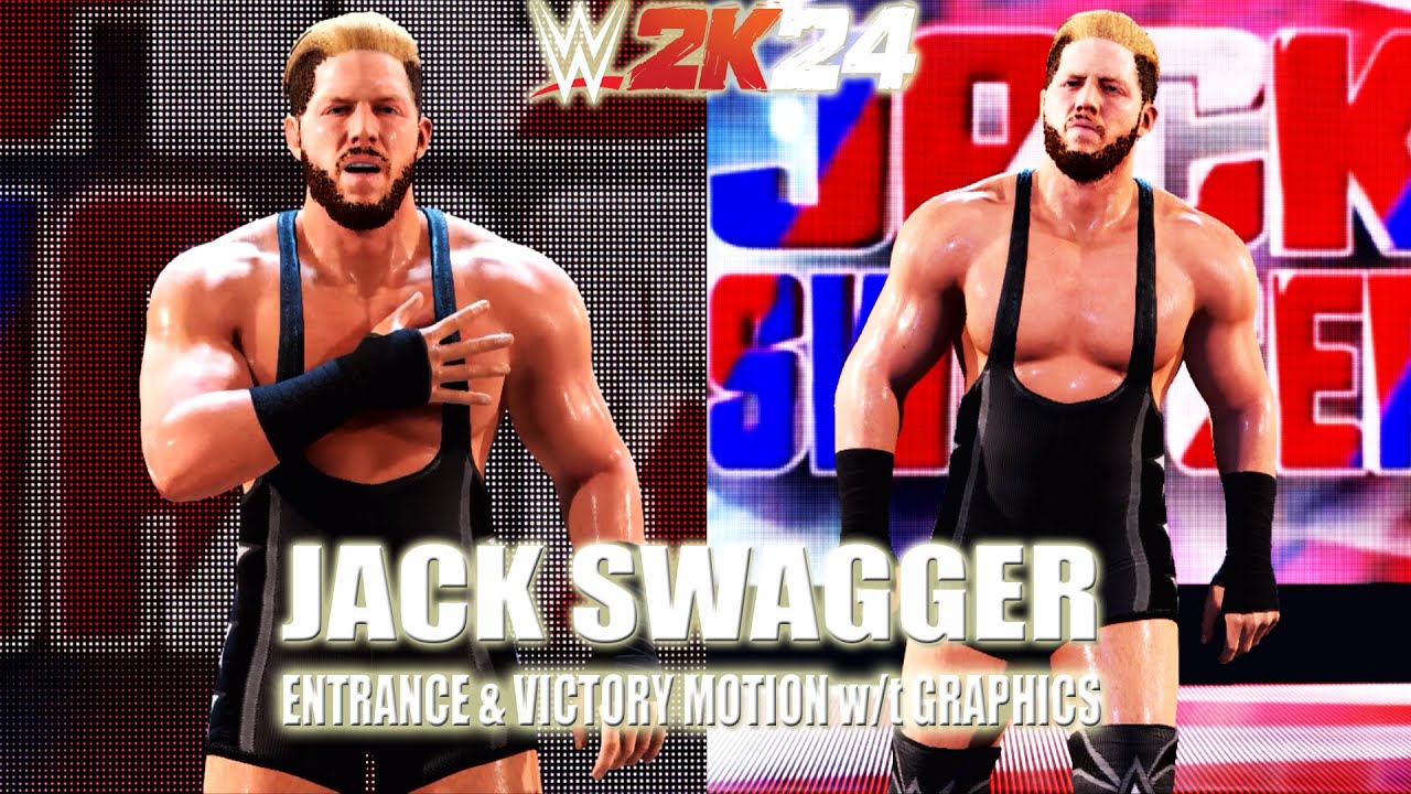Jack Swagger (Port) Entrance , Finisher & Victory Motion w/t Graphics ...