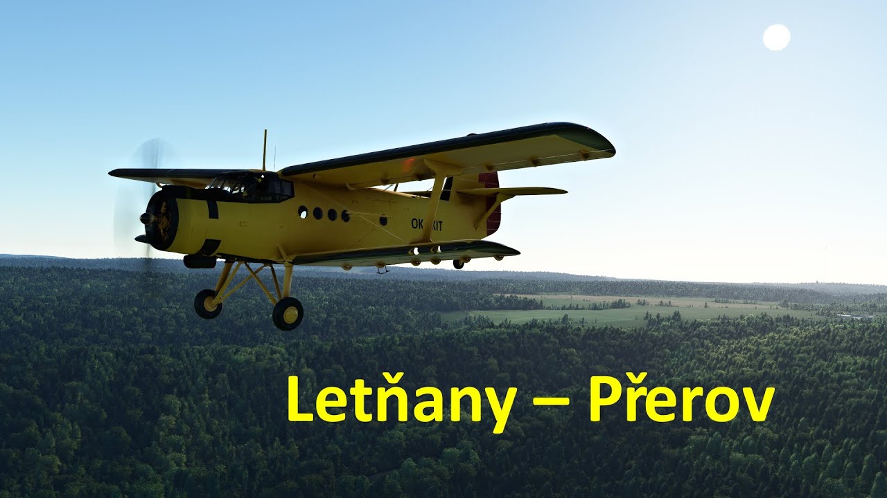 Antonov AN-2 Letňany – Přerov │ LKLT/05L – LKPO/24 - YouTube