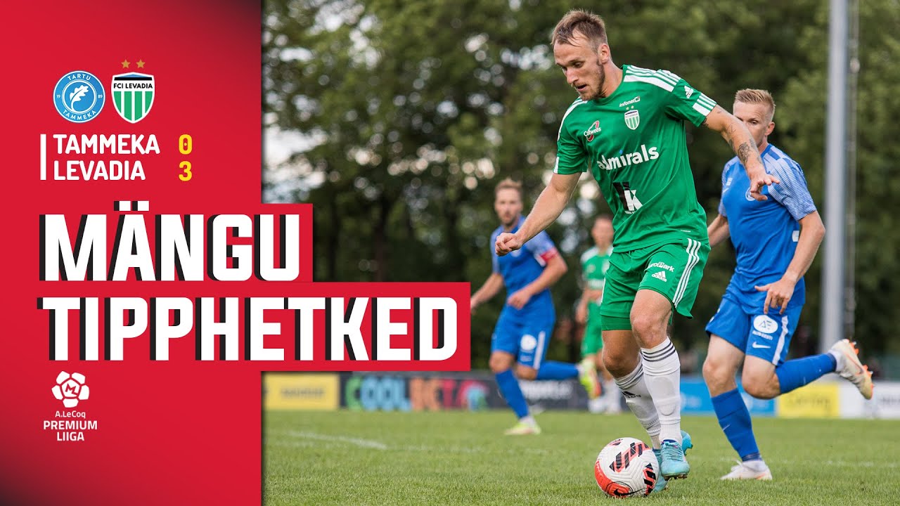 Tartu JK Tammeka - Tallinna FCI Levadia l 0:3 l Premium liiga 20. voor ...
