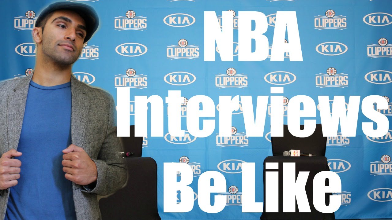 NBA Interviews Be Like - YouTube