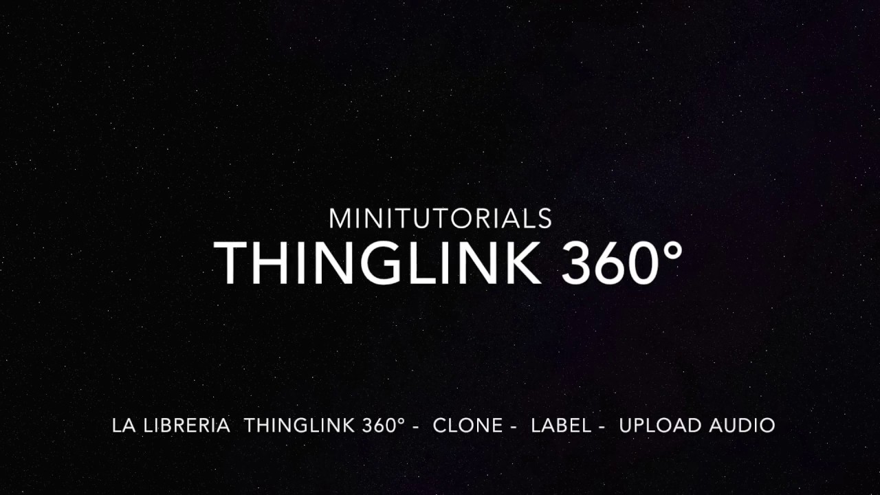 Mini Tutorial Thinglink 360° - YouTube
