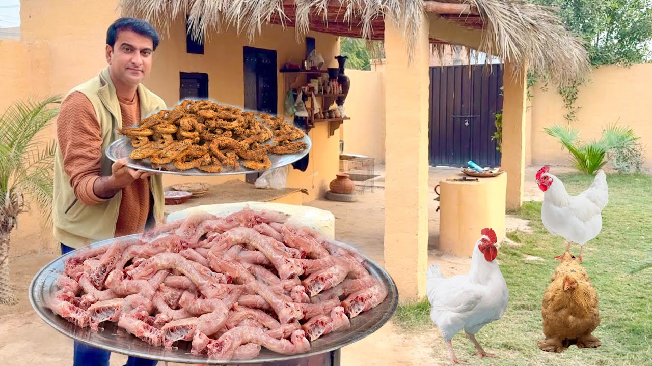 Aaj Crispy Chicken Necks Fry kr k Distribute kr di||Crispy Fried ...