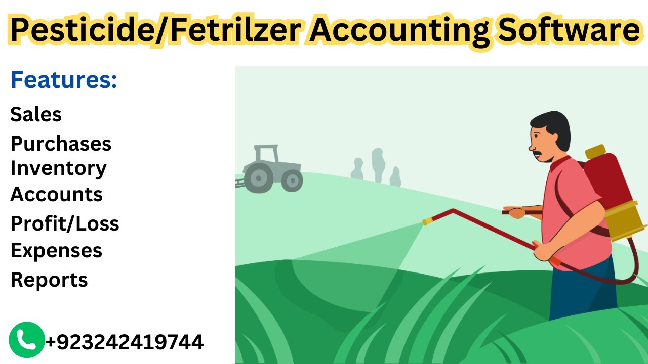 Complete Demo: Pesticide & Fertilizer Business Accounting Software ...