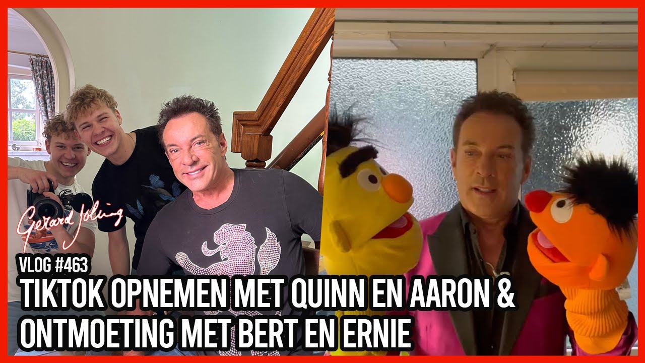 TIKTOK OPNEMEN MET QUINN EN AARON & ONTMOETING MET BERT EN ERNIE ...