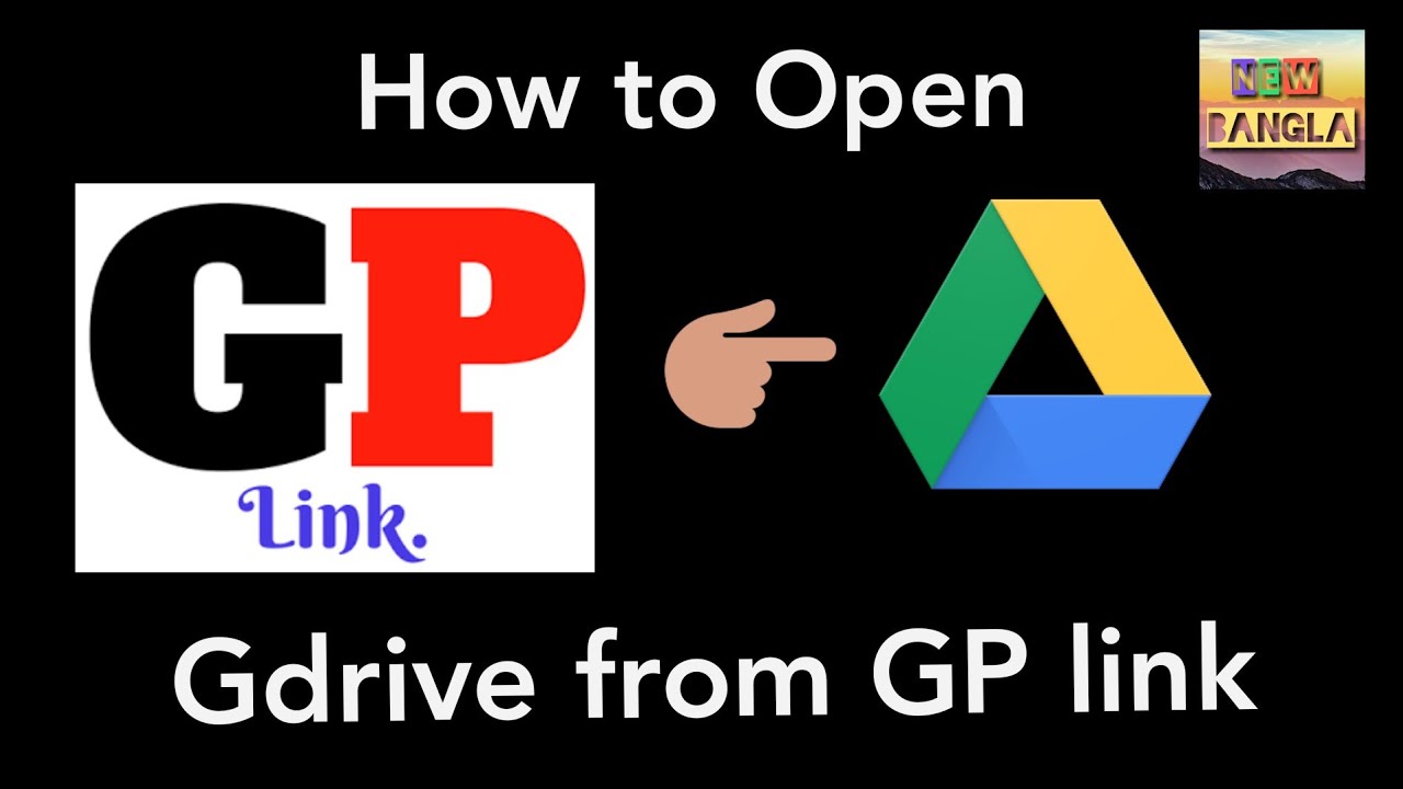 How To Open Drive From GP Link YouTube How To Open Drive From GP Link YouTube